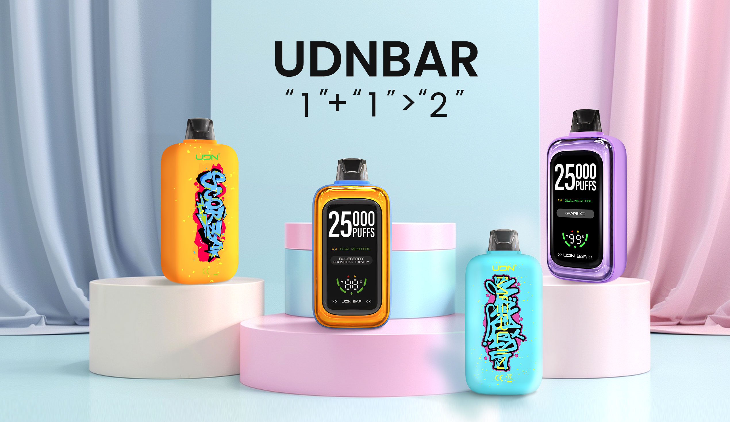 UDNBAR-25000 Puffs Disposable Vapes|UDN