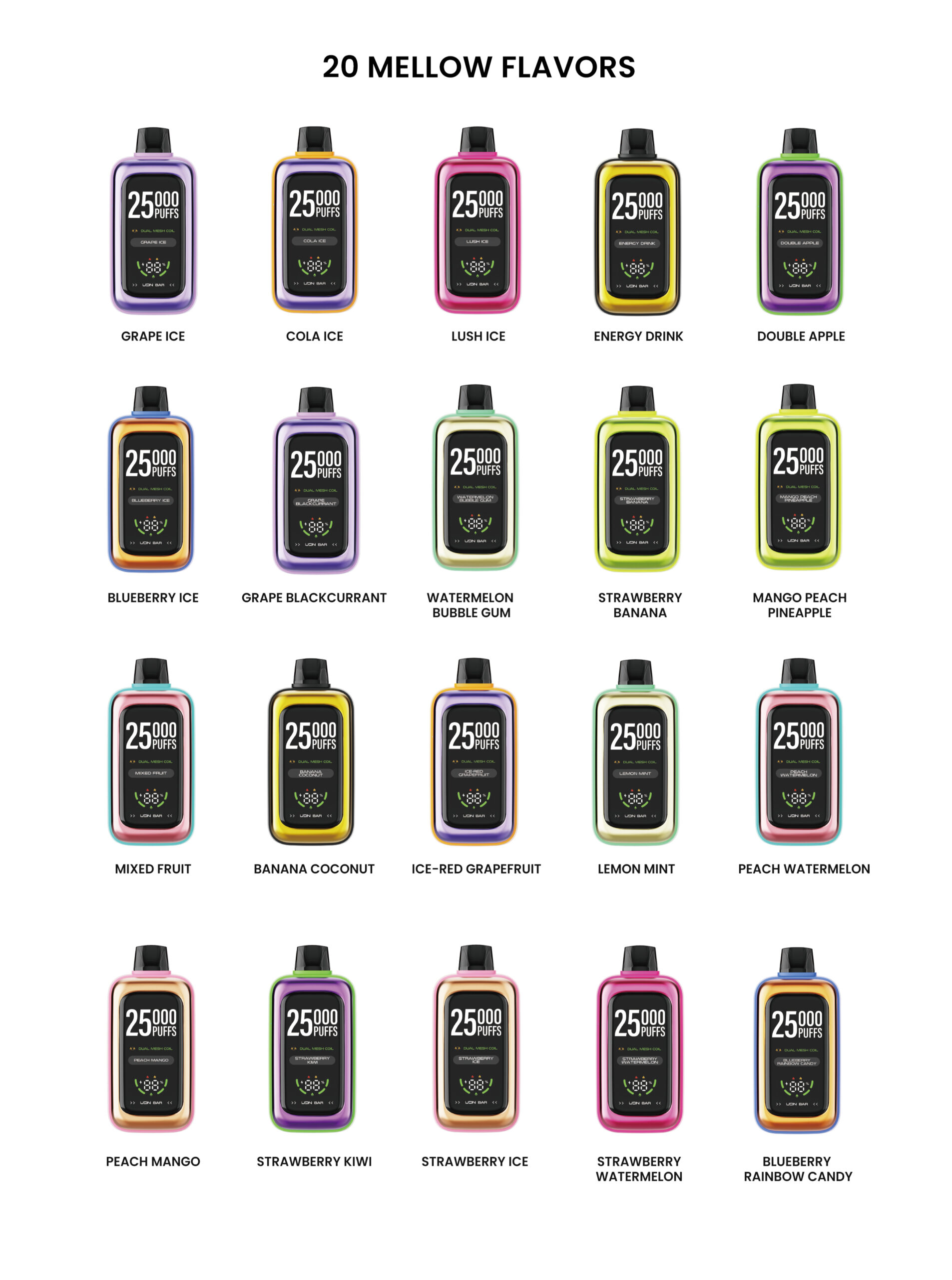 UDNBAR-25000 Puffs Disposable Vapes|UDN